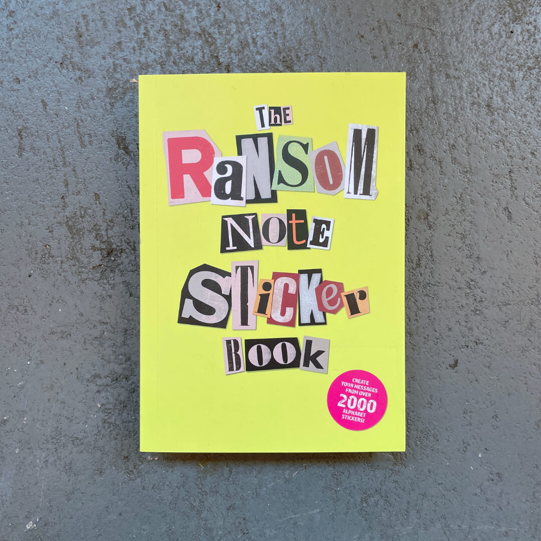 The Ransom Note Sticker Book Bam Store Space
