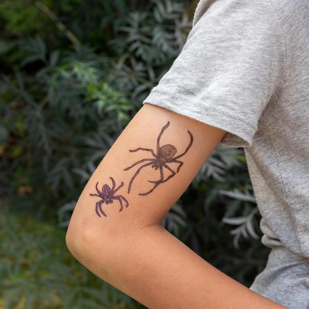 Spiders Temporary Tattoos Pack – BAM Store + Space