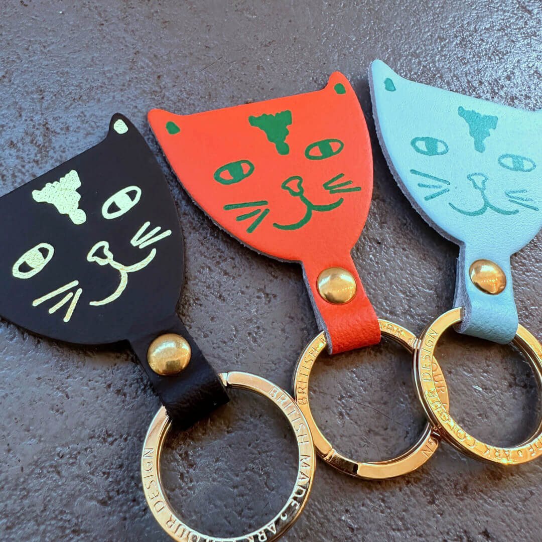 Cat Head Key Ring – BAM Store + Space