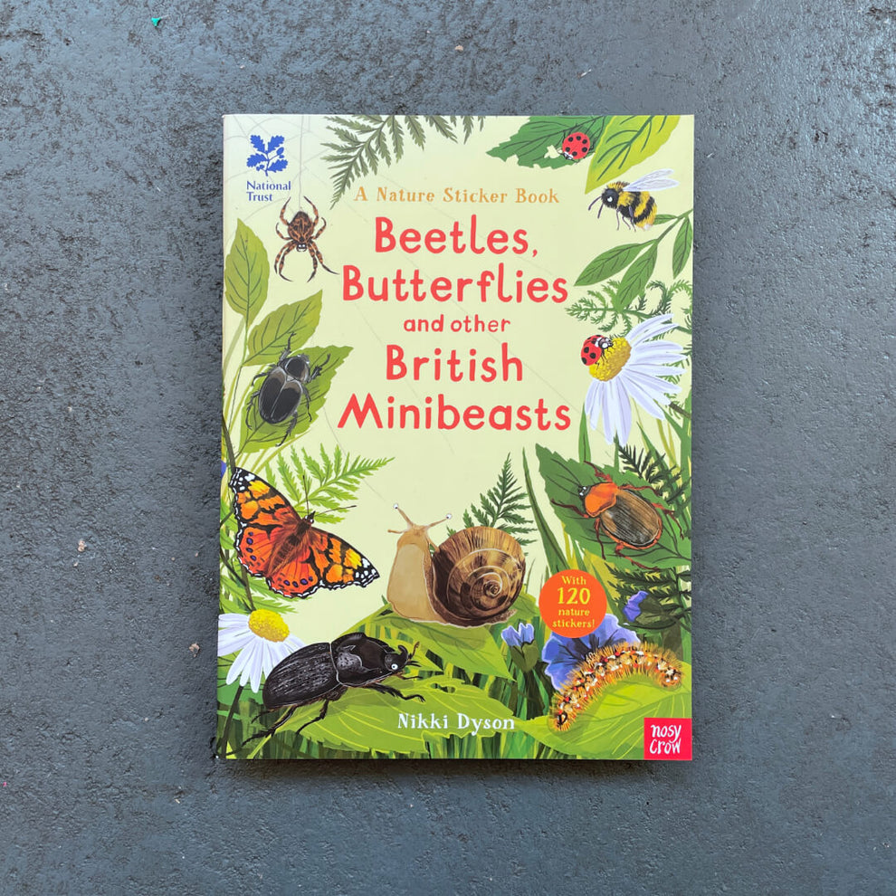 Beetles, Butterflies and Other British Minibeasts Sticker Book – BAM ...