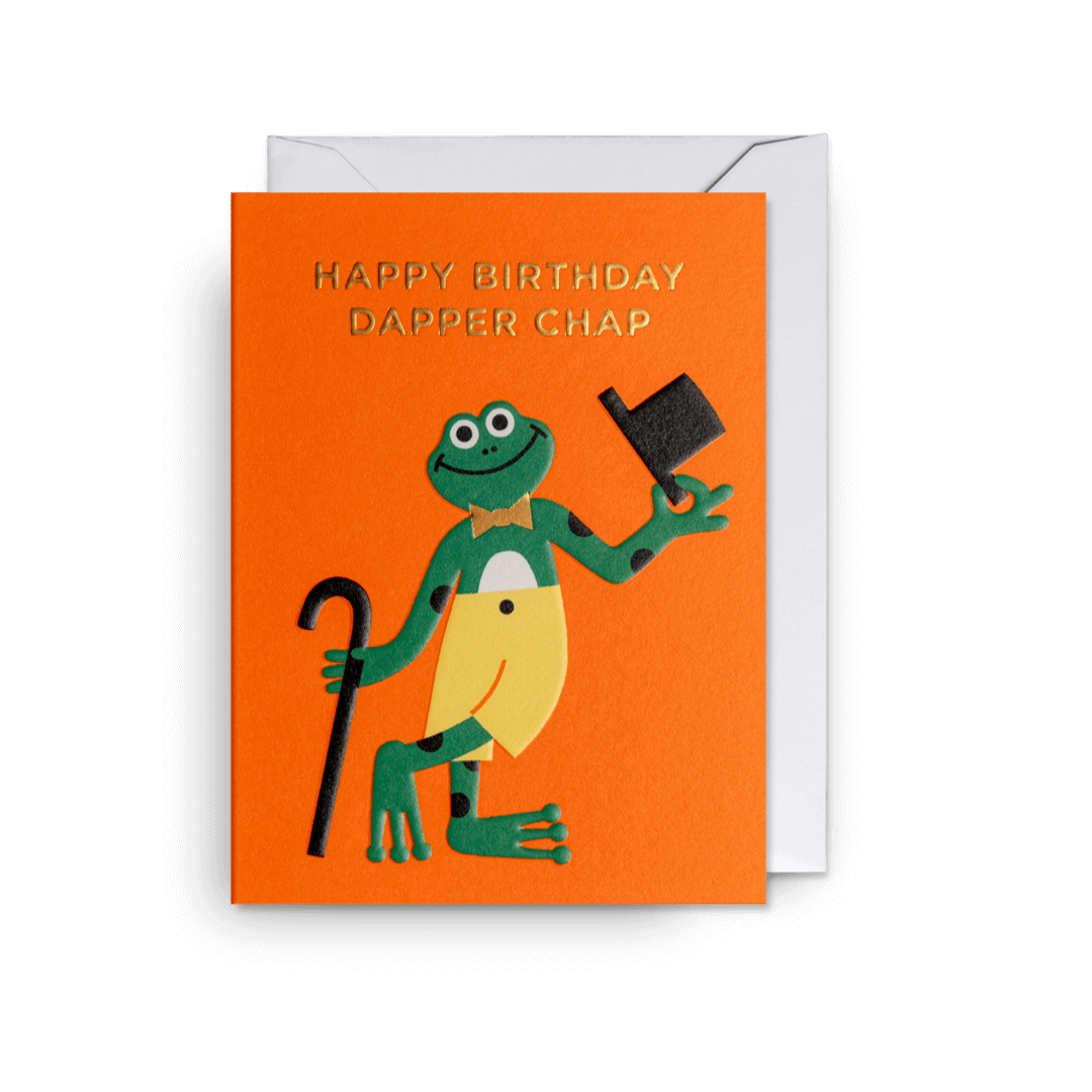 Dapper Chap Birthday Mini Greetings Card – BAM Store + Space