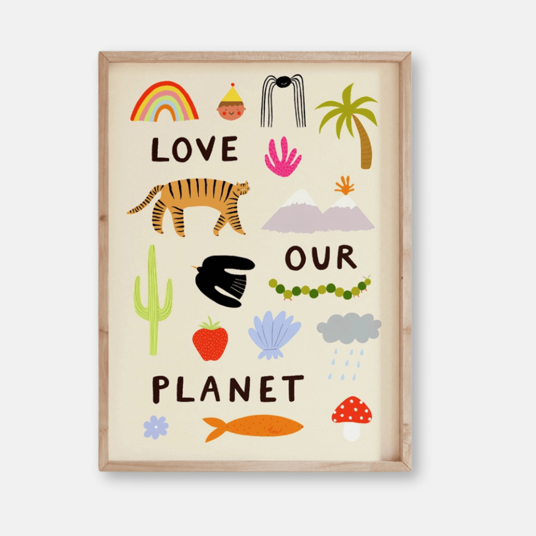Love Our Planet A3 Print – BAM Store + Space