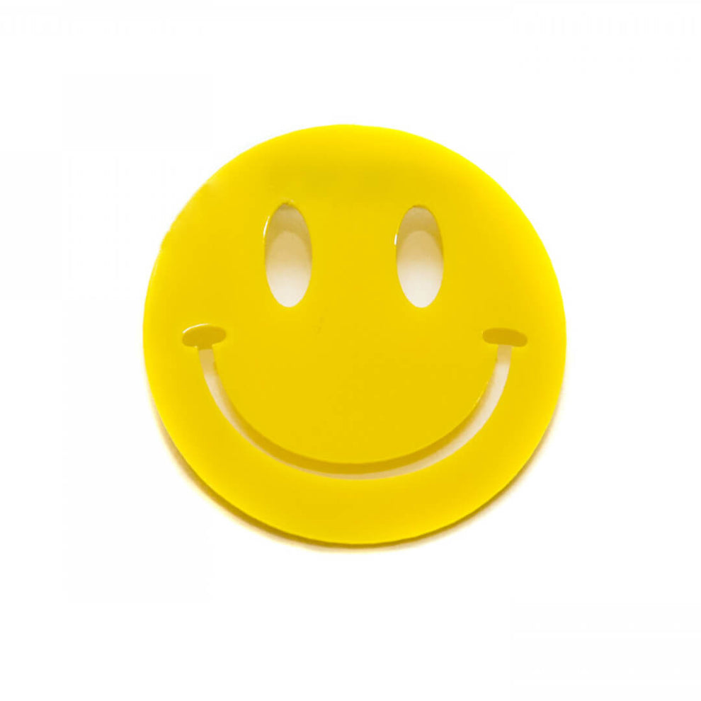 Smiley Face Pin Brooch – BAM Store + Space