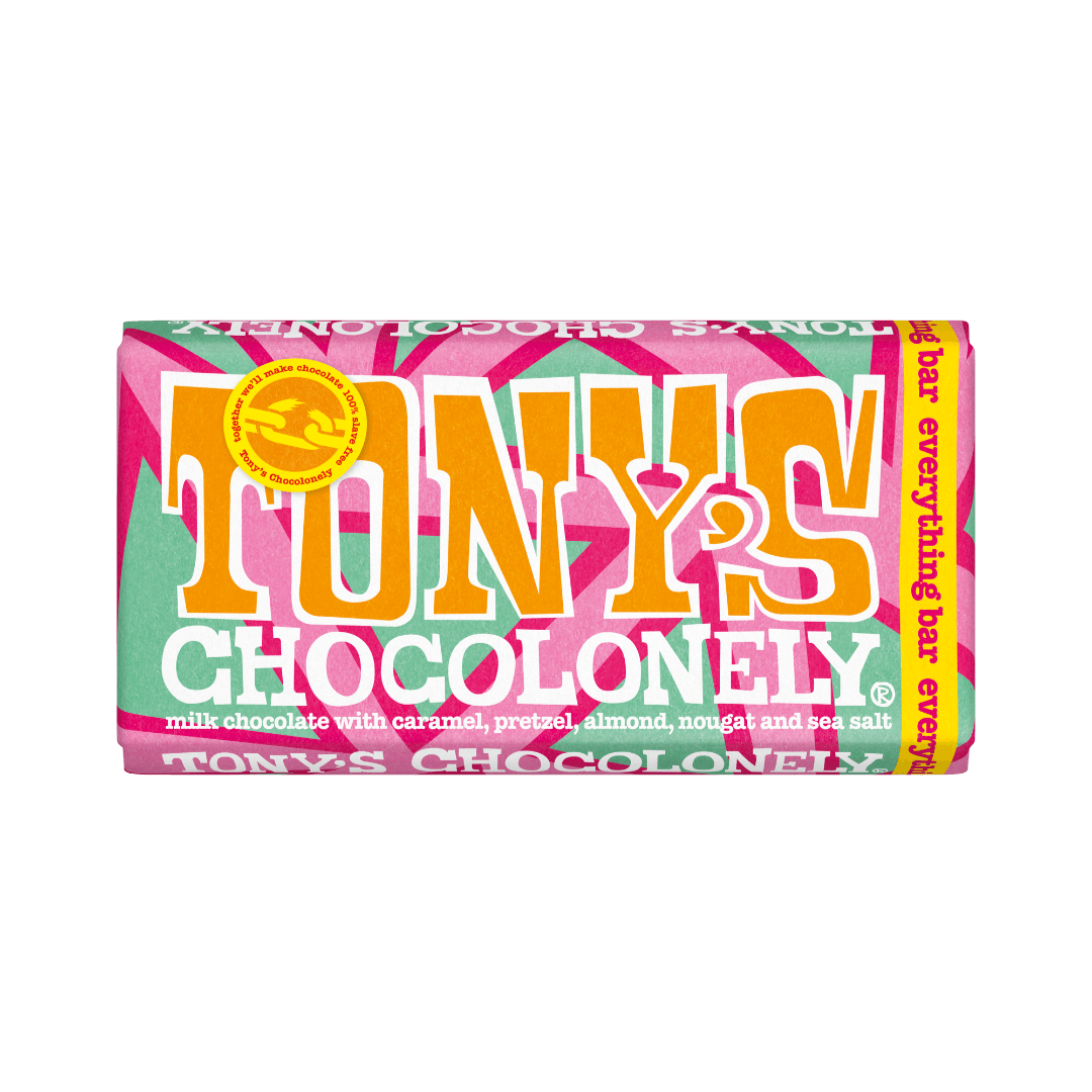 Tony's Chocolonely Everything Bar 180g – BAM Store + Space