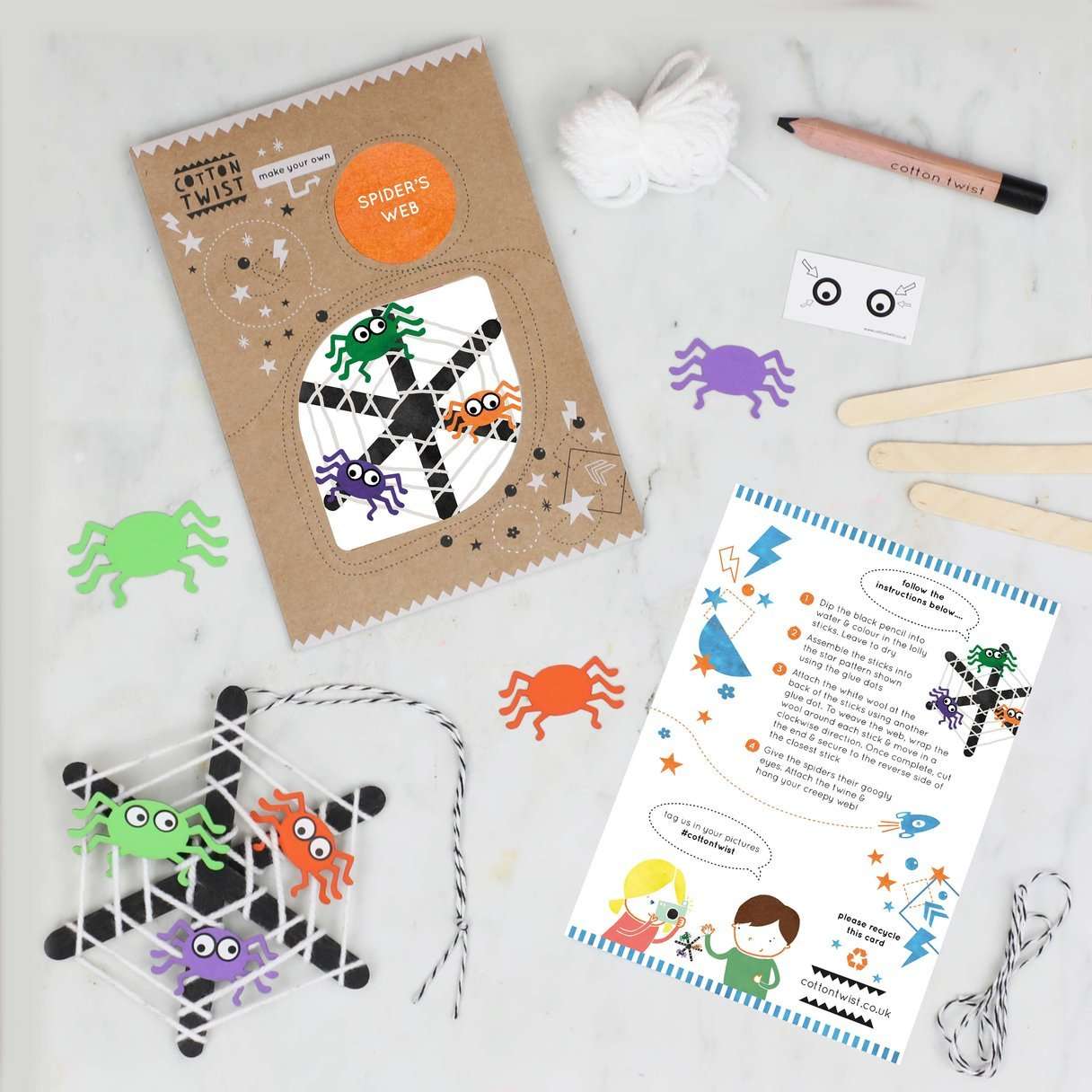 Make Your Own Spider's Web Activity Kit – BAM Store + Space