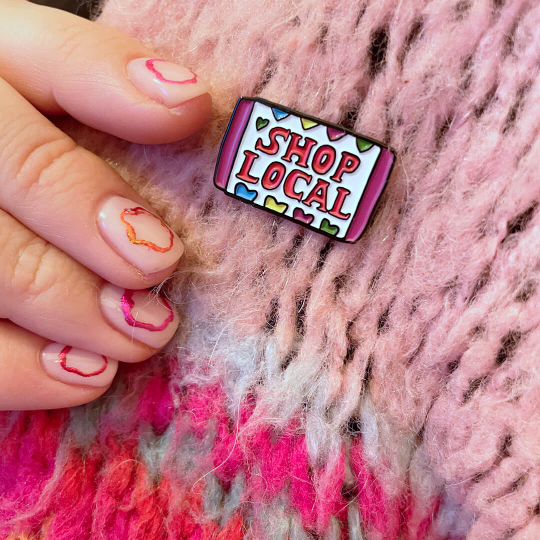 BAM x Jayde Perkin 'Shop Local' Enamel Pin – BAM Store + Space