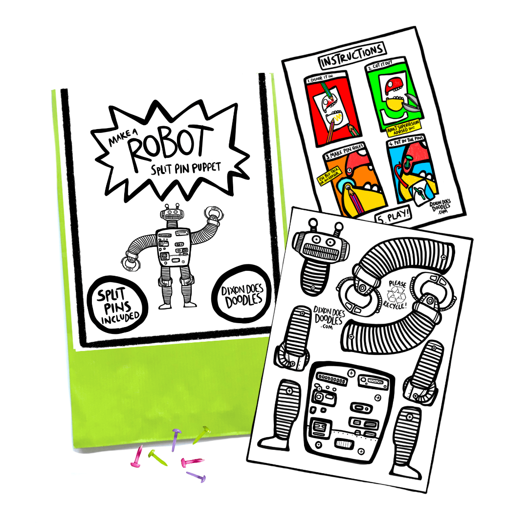 Robot Pin Puppet Kit – BAM Store + Space